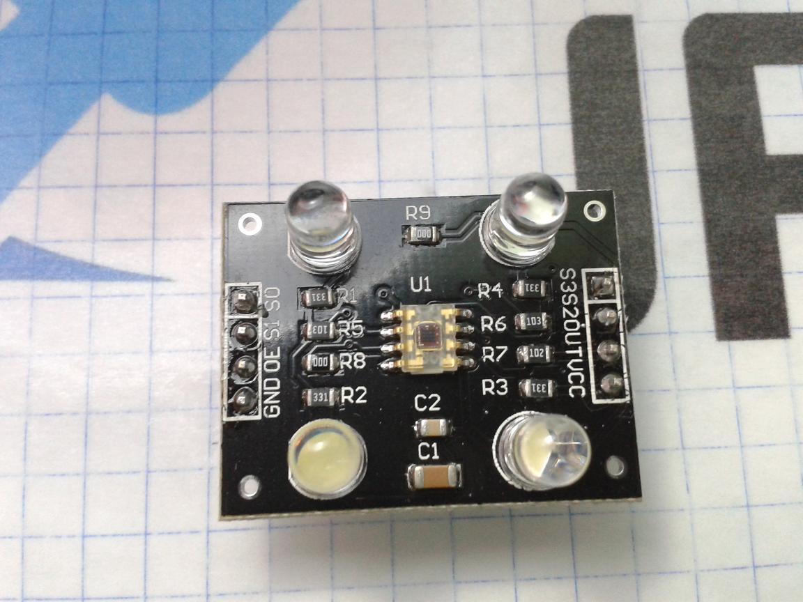 TCS230 [TCS3200] Sensor Reconocimiento Color :: Micro JPM