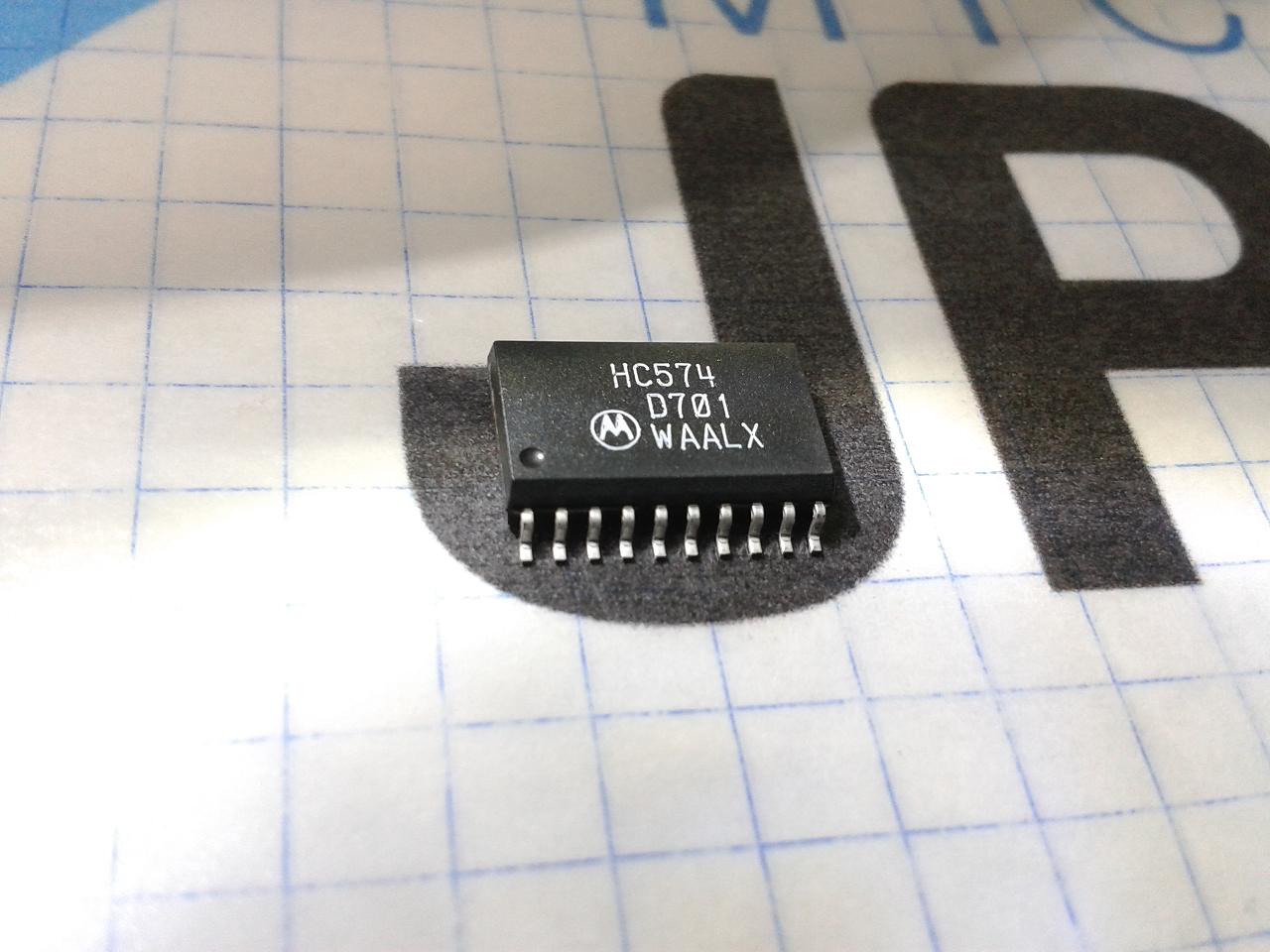 74HC574 Flip-Flop Octal Tipo-D CMOS Alta Velocidad :: Micro JPM