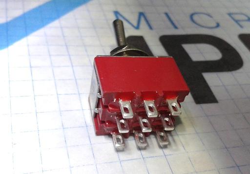 3PDT Mini Toggle Switch ON-ON :: Micro JPM