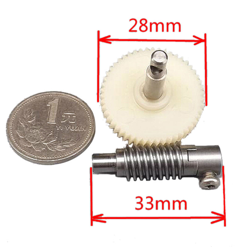 Metal Worm Wheel Reduction Gear set Plastic Gear Reducer :: Micro JPM