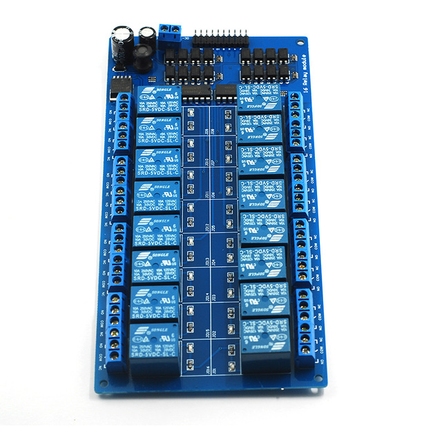 16-Channel 5V Relay Module SainSmart :: Micro JPM