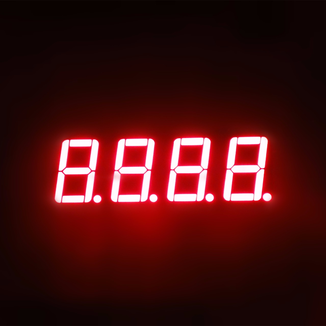 Display LED Rojo 7 Segmentos 4 Digitos Catodo Comun 0.56" :: Micro JPM