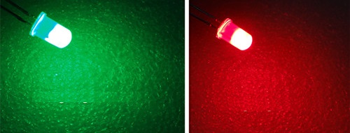 5mm LED Bi-Color Red-Green Flashing 2-Pin :: Micro JPM