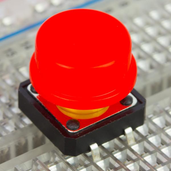 Red Tactile Switch Cap :: Micro JPM