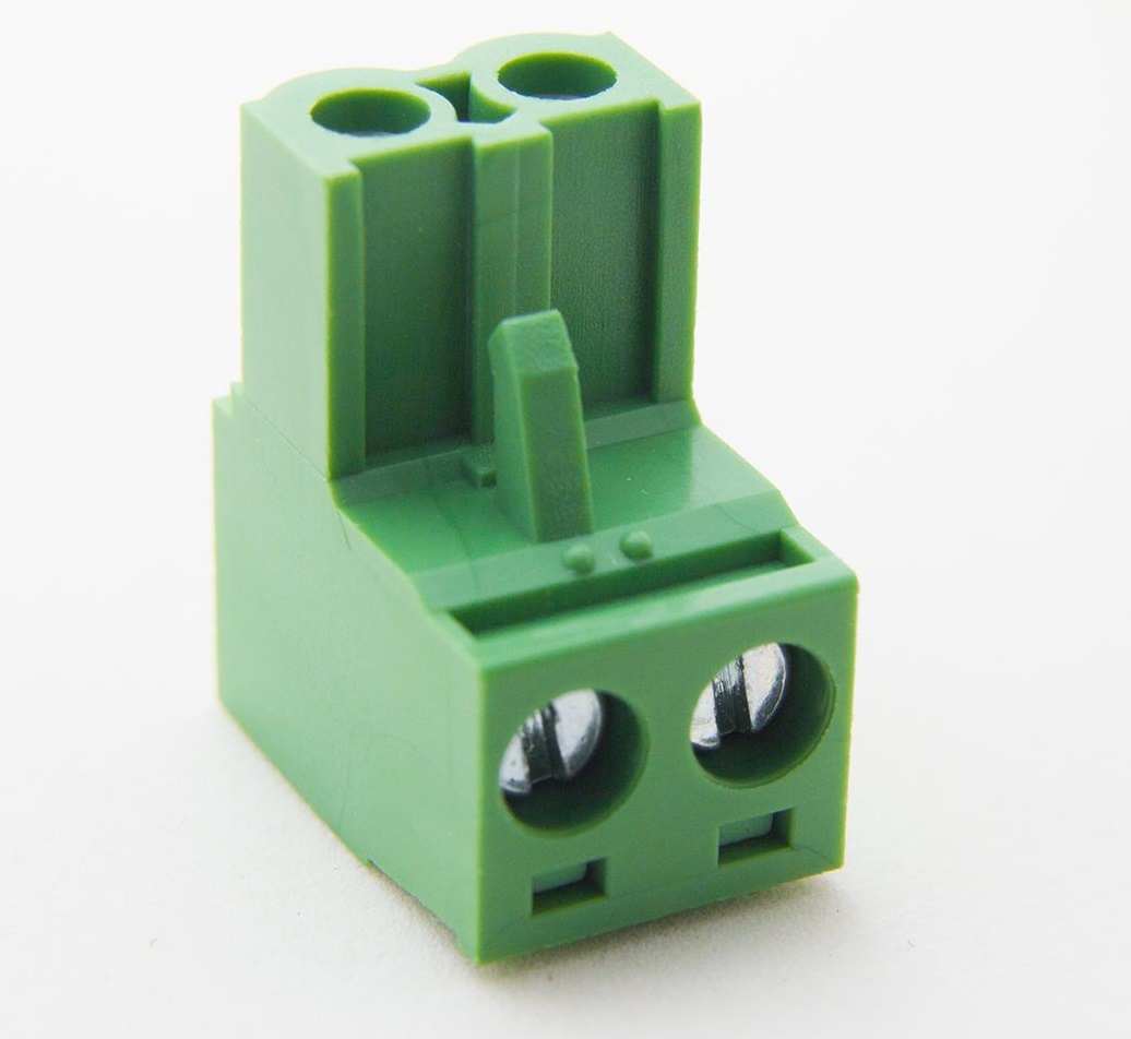 2 Pin Female Plug-in Type Vertical Terminal Block 5mm :: Micro JPM