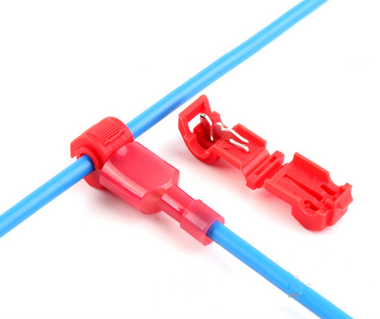 18-22 AWG Quick Splice Crimp Terminal [RED] :: Micro JPM
