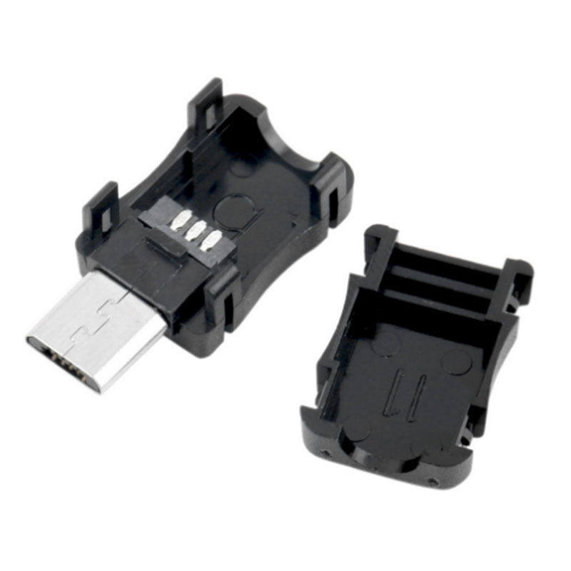 USB DIY Connector Shell - Type Micro-B Plug :: Micro JPM