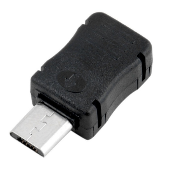 USB DIY Connector Shell - Type Micro-B Plug :: Micro JPM