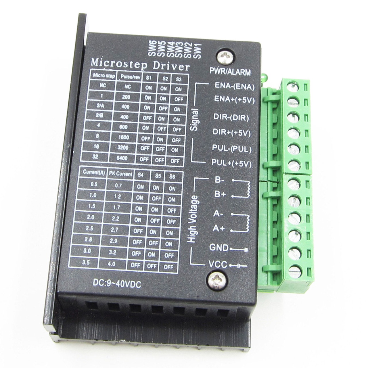 TB6600 Stepper Motor Driver Controller 9~40V @ 4A :: Micro JPM