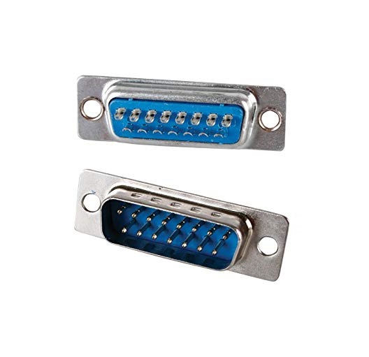 DB15 MALE 2 Row 15 Pin Wire Solder Type Connector :: Micro JPM