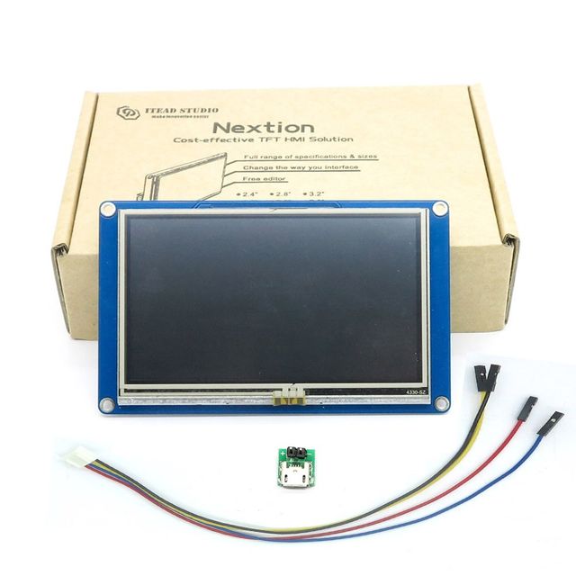Nextion 7.0" NX8048T070 - HMI TFT LCD Touch Display :: Micro JPM