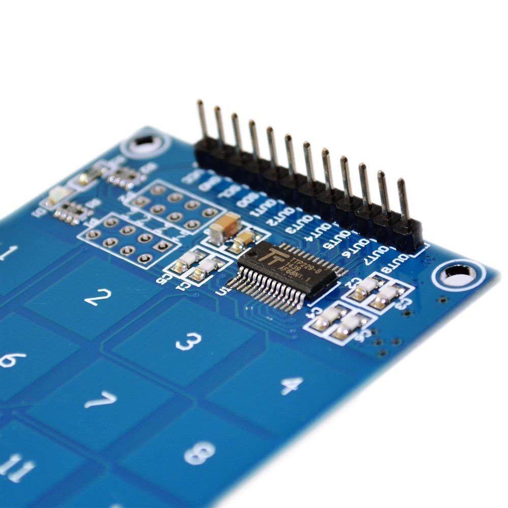 TTP229 Capacitive Touch Sensor Module (16 Channels) :: Micro JPM