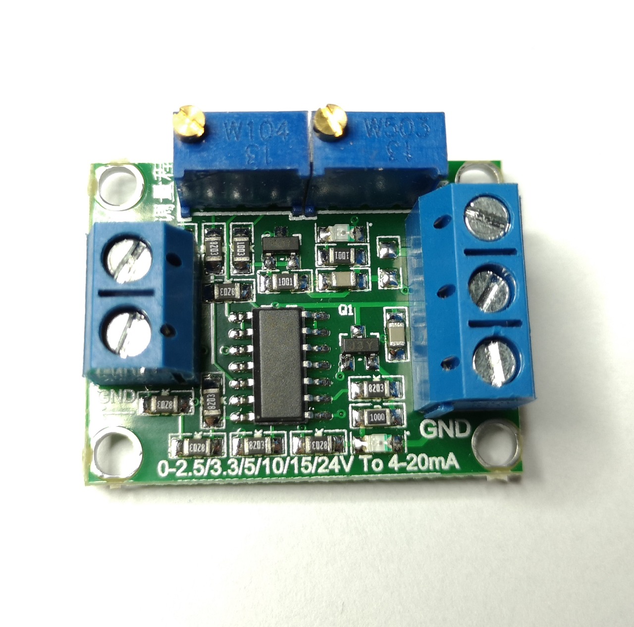Voltage to Current Converter Module (0-5V to 4-20mA) :: Micro JPM