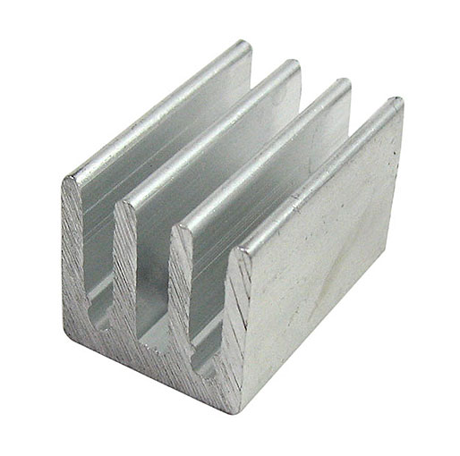 Heatsink TO-220 4 Fins Aluminium :: Micro JPM