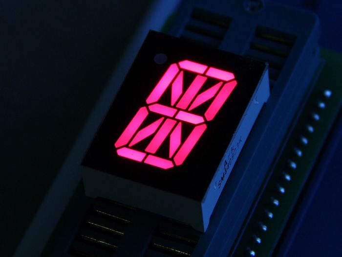 Alphanumeric Display - Red 0.8" [SH8103BS-AB] :: Micro JPM