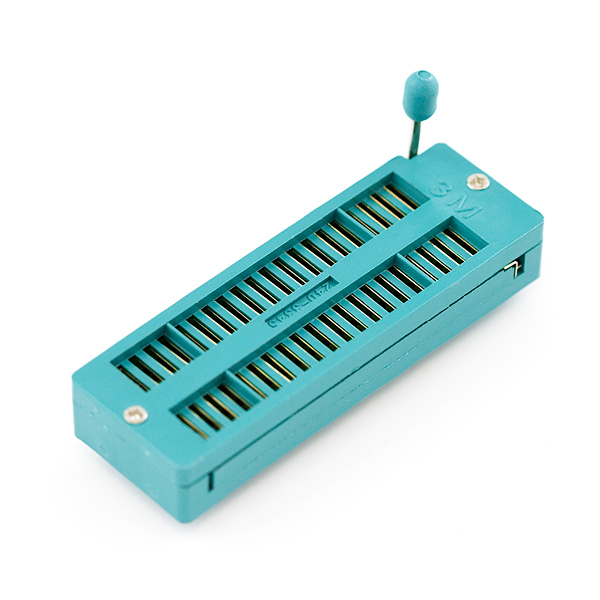 40 Pin Universal Socket ZIF 0.6'' :: Micro JPM