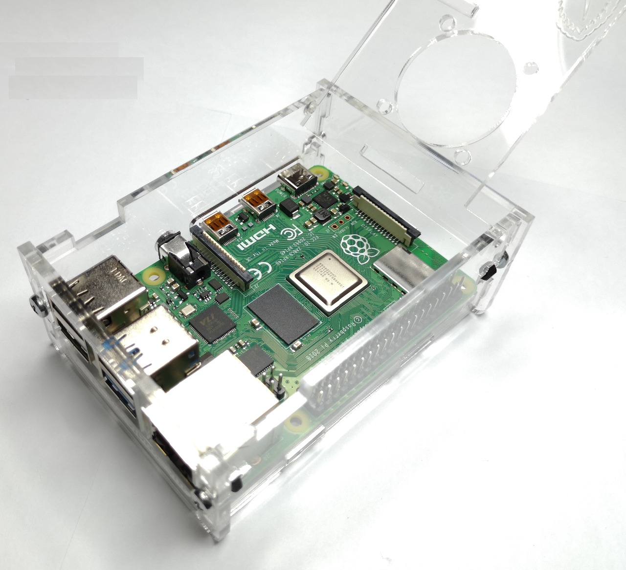 Acrylic Case for Raspberry Pi 4 :: Micro JPM