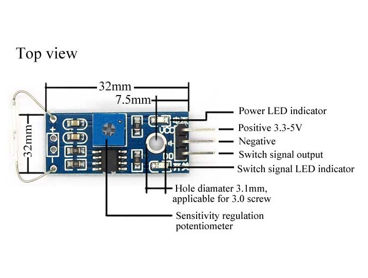 Reed Switch Sensor Module :: Micro JPM