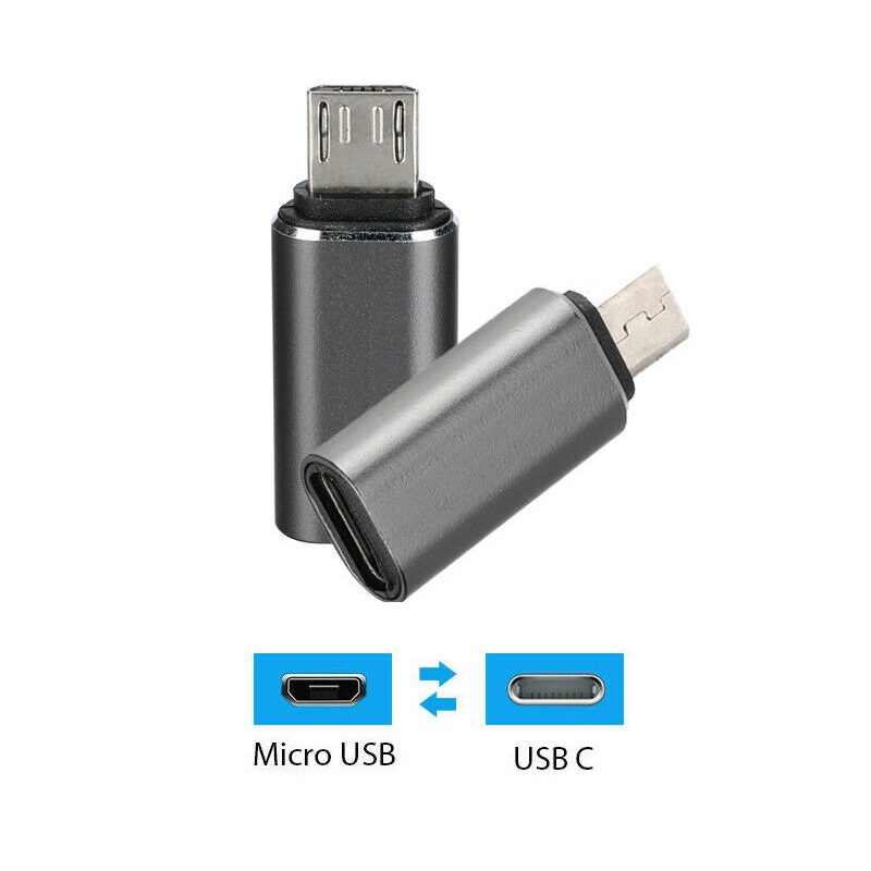 USB Type C Female to Micro USB Male Adapter :: Micro JPM