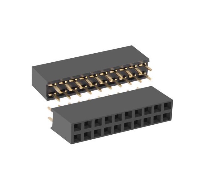 2x10 2.54mm Pin Double Row Female Header :: Micro JPM