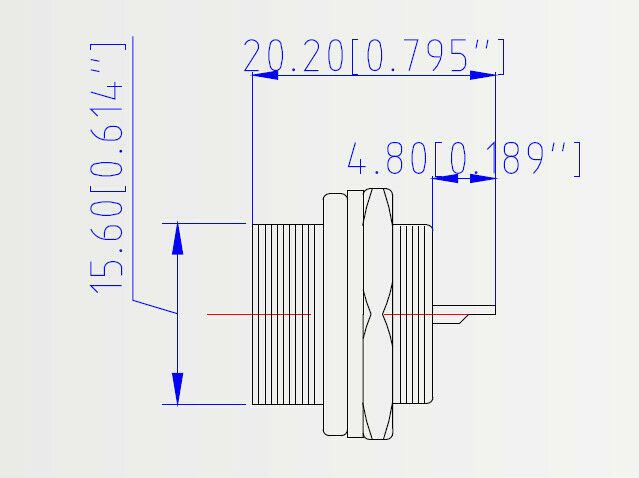 2-Pin Chassis Connector - Panel Mount (male and female) :: Micro JPM