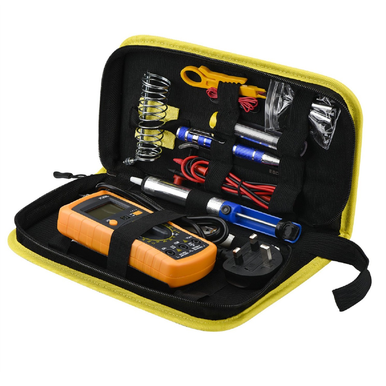 60W Electric Soldering Iron Kit with Multimeter :: Micro JPM