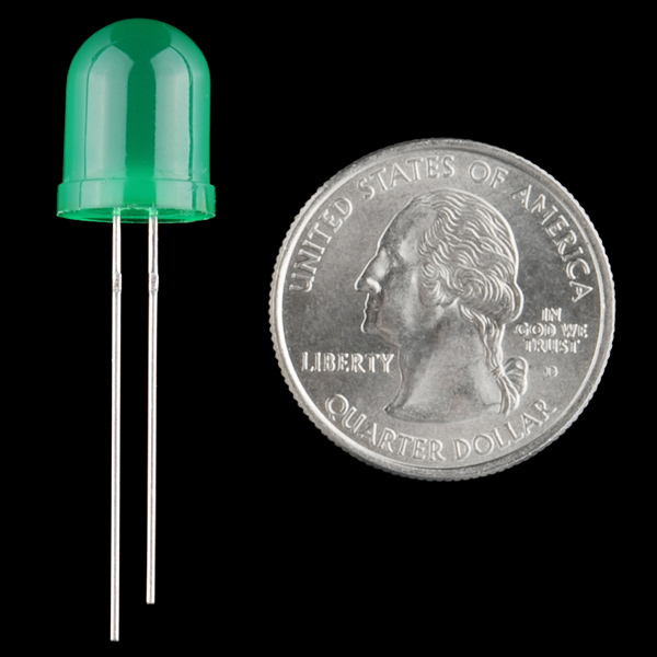 LED Verde 10mm Difuso :: Micro JPM