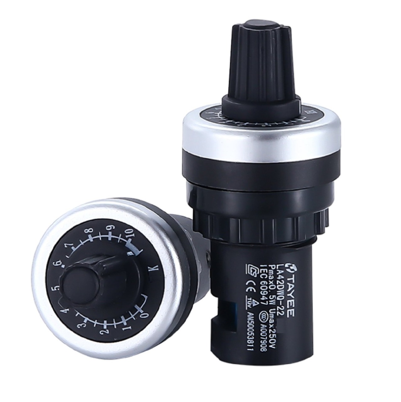 10KΩ LA42DWQ-22 Speed Regulator 22mm Potentiometer 10K :: Micro JPM