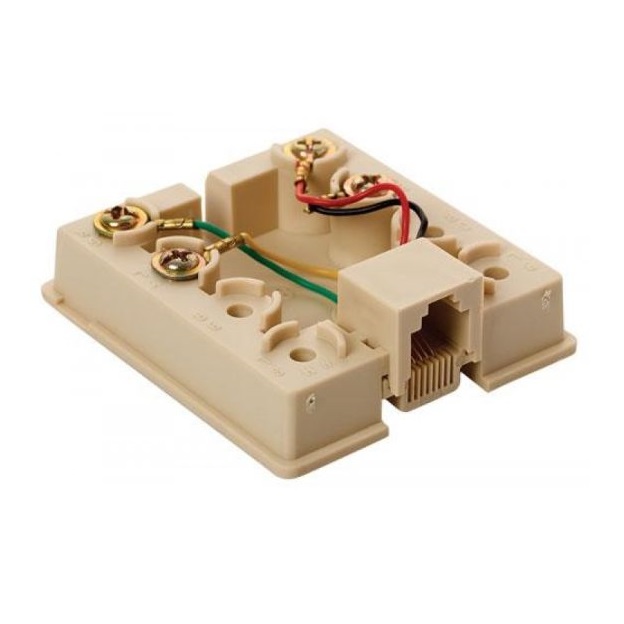 KR-468 RJ11 Surface Simple Box :: Micro JPM