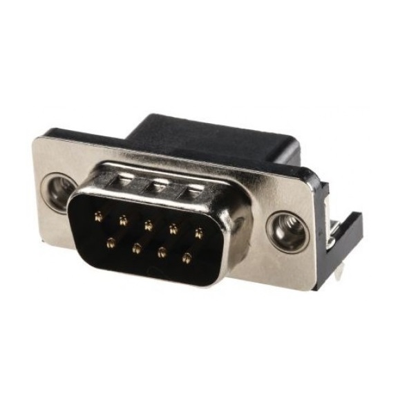 9 Pin Male Serial Connector - PCB Mount :: Micro JPM