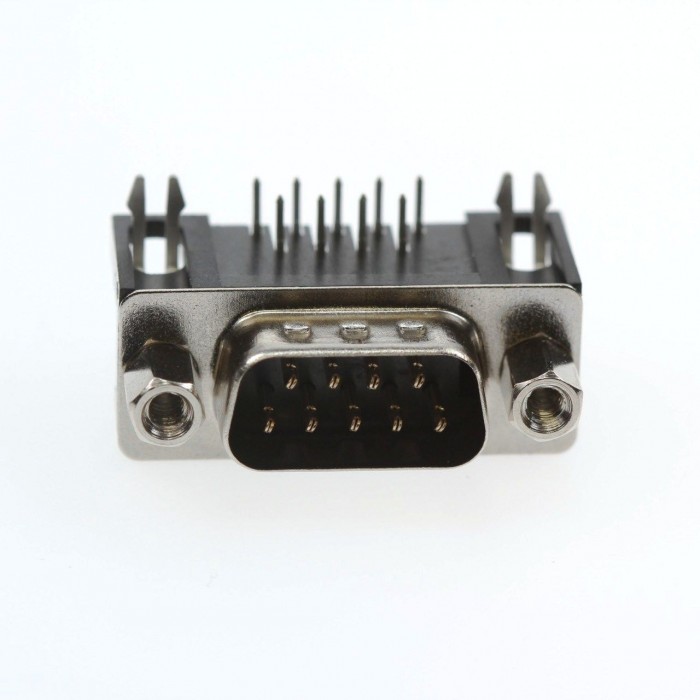 9 Pin Male Serial Connector - PCB Mount :: Micro JPM