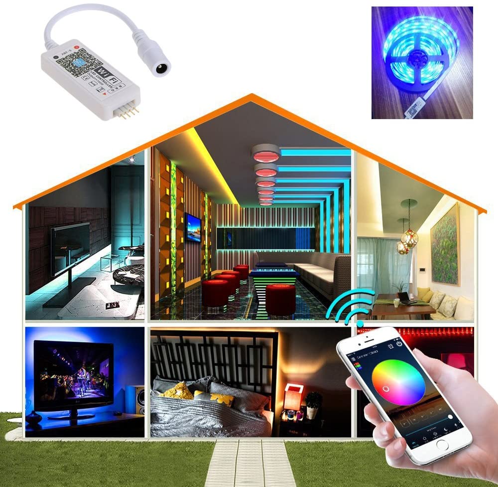 WiFi RGBW LED Strip Light Controller :: Micro JPM