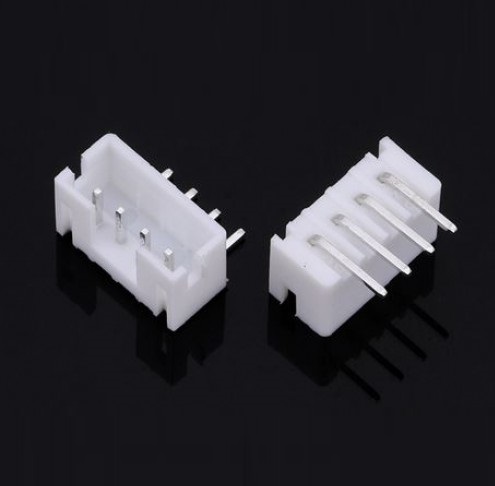 4-Pin JST Right Angle Connector Through Hole :: Micro JPM