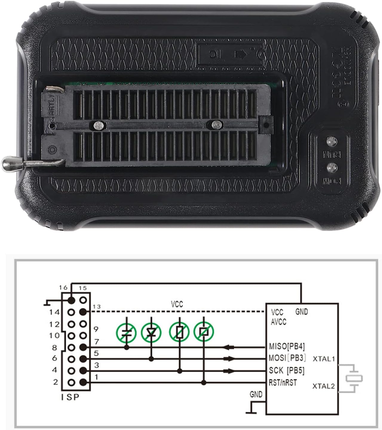 T48 TL866-3G Programmer USB + 12 Adapter :: Micro JPM