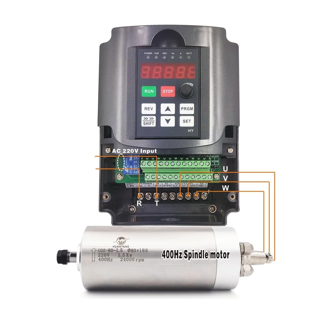 VFD Single to 3 Phase Variable Frequency Drive 2.2kW 110V :: Micro JPM