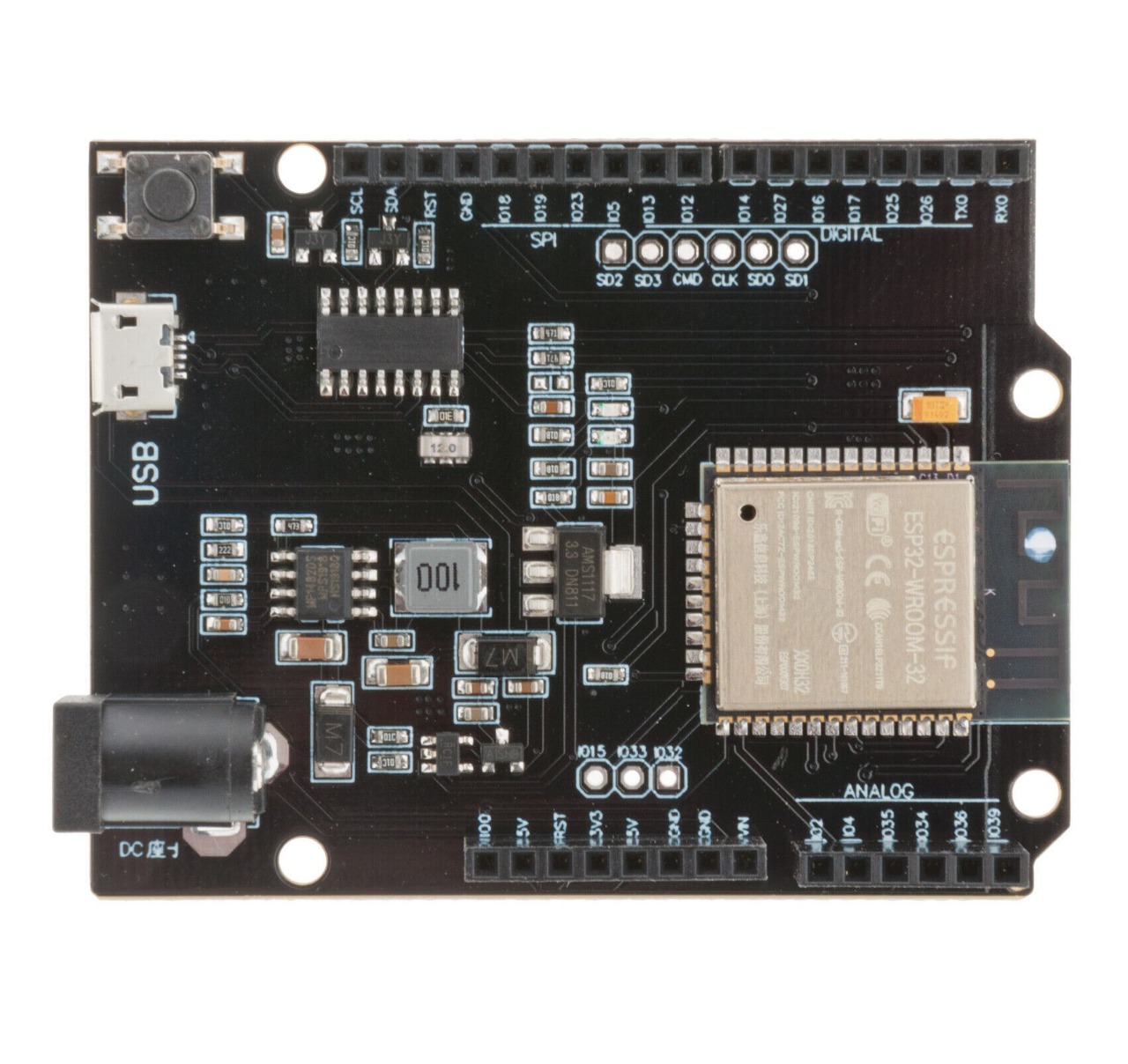 TTGO ESP32 Board UNO (WiFi + Bluetooth) :: Micro JPM