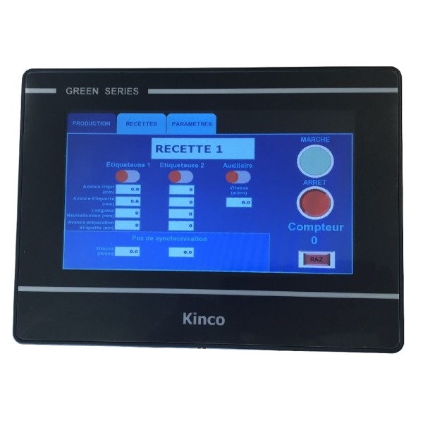 GL070E Kinco HMI Touch Screen 7'' with Ethernet :: Micro JPM