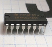 74LS173 Registro Tipo D :: Micro JPM