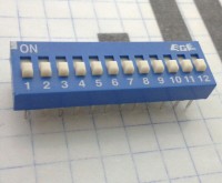 12-Bit Slide Type DIP Switch :: Micro JPM