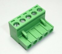 5 Pin Female Plug-in Type Vertical Terminal Block 5mm :: Micro JPM