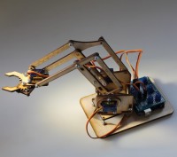 MDF MeArm V0.3 - Pocket Sized Robot Arm :: Micro JPM