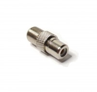 F-65 RCA Female to Coaxial RG6 Female Adapter :: Micro JPM