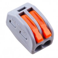 Wago 2 Way Electrical Wire Connector :: Micro JPM