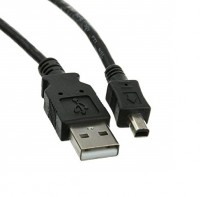 CA-722 USB Mini 4P to USB Male Cable (6Ft.) :: Micro JPM