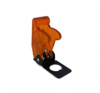 Yellow Flip-Up AirCraft Switch Cover Transparent :: Micro JPM