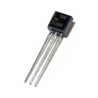 2N5089 Amplifier Transistor NPN 30V @ 50mA [TO-92] :: Micro JPM