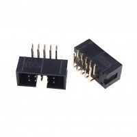 2x5 Pin Box Header Connector 2.54mm Right Angle :: Micro JPM
