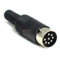 8 Pin MIDI Connector Male :: Micro JPM