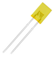 LED Rectangular Yellow 2x5mm :: Micro JPM