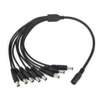 CCC-DC8 8-Way 2.1mm DC Barrel Jack Splitter :: Micro JPM